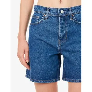 REFORMATION Raye Mid-rise Denim Shorts