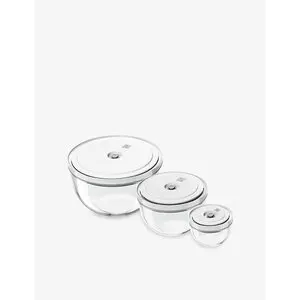 ZWILLING Stainless-steel Vacuum Bowl Set Of Six - Glass