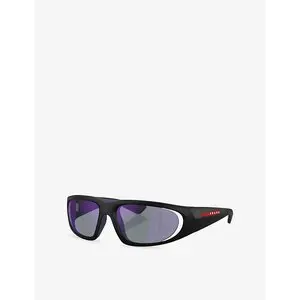 Prada Ps B03s Irregular-frame Acetate Sunglasses