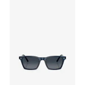 Oliver Spencer Ov5624su R-19 Square-frame Acetate Sunglasses - Blue