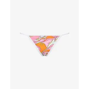 Emilio Pucci Orchidee Print Bikini Bottoms