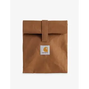 Carhartt Work In Progress Logo-patch Canvas Lunch Bag - Hamilton Brown