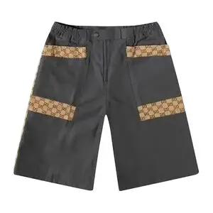 Gucci Monogram Runway Shorts - Grey