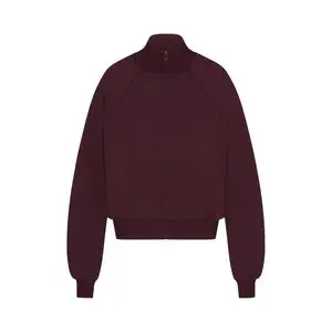 NIKESKIMS Matte Tricot Track Jacket 'currant - Red