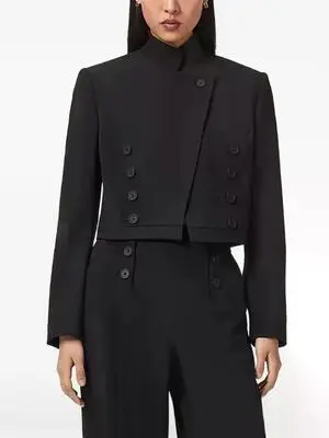 ALLSAINTS Raina Cropped Double-breasted Jacket