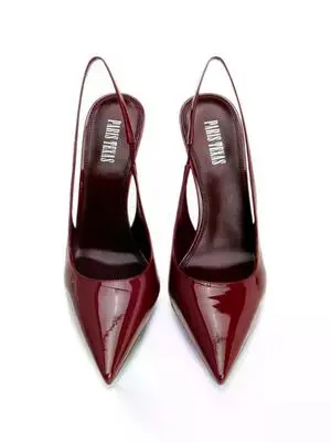 Paris Texas Lidia Patent Leather Slingback Pumps - Red
