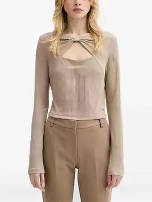 Guess Cut-out Bow Detail Top