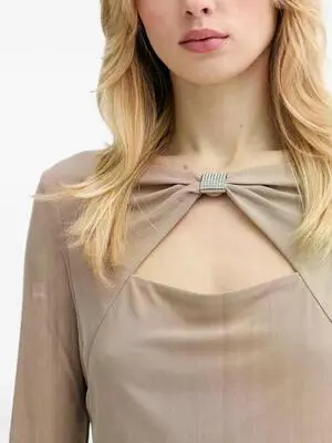 Guess Cut-out Bow Detail Top