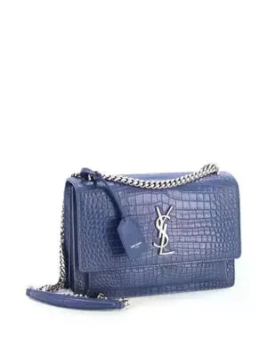 Saint Laurent Medium Sunset Bag - Blue