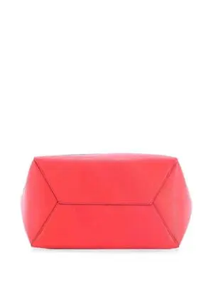 LOUIS VUITTON Lockme Cabas Leather Tote Bag - Red