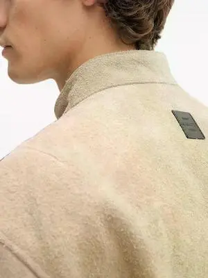 ALLSAINTS Felix Suede Band-collar Jacket