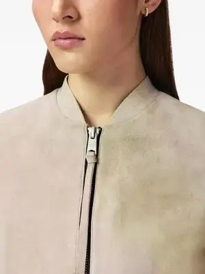 ALLSAINTS Ortens Suede Zip Jacket