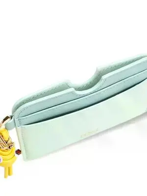 Fendi Ff Diamonds Fish-charm Card Holder