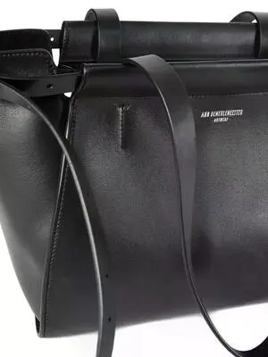 ANN DEMEULEMEESTER Endre Top Handle Leather Tote Bag
