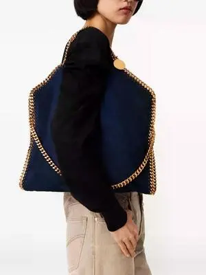 Stella McCartney Falabella Chain-trim Tote Bag - Blue