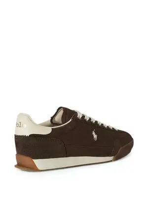 Polo Ralph Lauren Hester Logo-embroidered Suede Sneakers