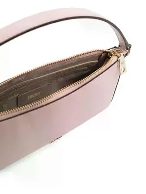 Dkny Bryant Logo-lettering Leather Crossbody Bag