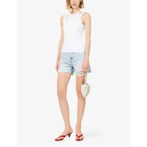 REFORMATION Saige High-rise Denim Shorts