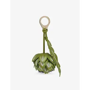 CHRISTIAN LOUBOUTIN Artichoke Leather Bag Charm - Multi/gold