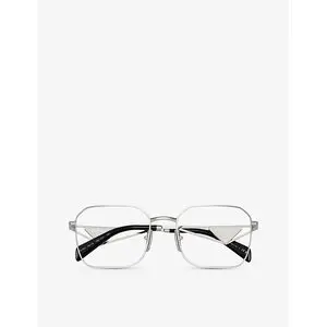 Prada Irregular Frame Metal Optical Glasses