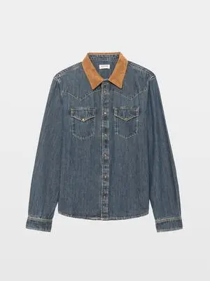 Zadig&Voltaire Saby Denim Shirt - Medium Blue