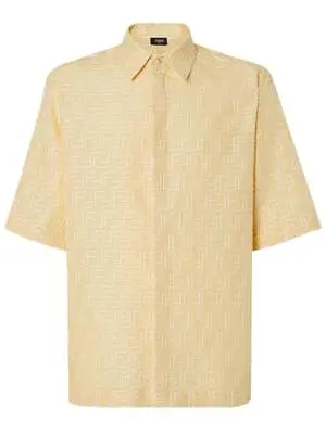 Fendi Oversized Short-sleeved Shirt - Giallo