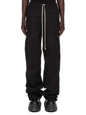 Rick Owens Relaxed Drawstring Waist Trousers - Nero