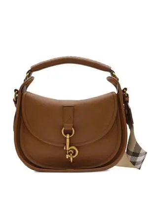 Burberry Mini Clip Messenger Crossbody Bag - Hazel