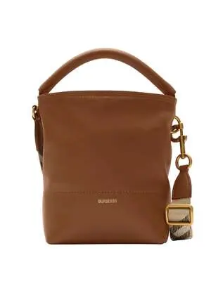 Burberry BURBERRY Mini Clip Bucket Shoulder Bag Hazel