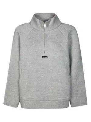 ROTATE BY BIRGER CHRISTENSEN Scuba Half Zip Jacket - Grigio