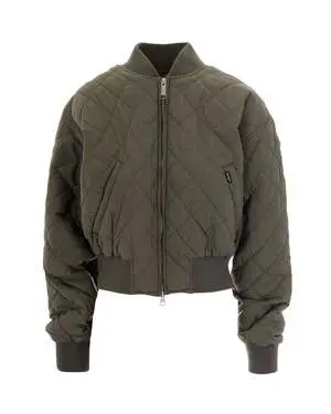 Carhartt Work In Progress Quilted Zip-up Bomber Jacket - Leaf