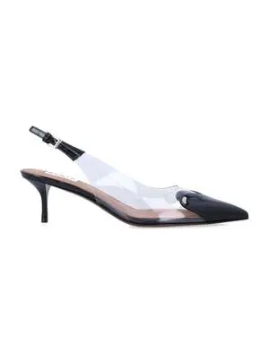 Alaïa Pointed Toe Slingback Heels With Decorative Strap