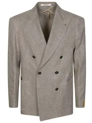 Tagliatore Linen Cotton Jacket For - Beige