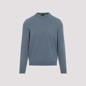 Brioni Luxury Cashmere Pullover Sweater - Blue