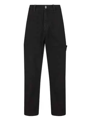 Stone Island Stylish Cargo Pants With Snap Fastening - Blue