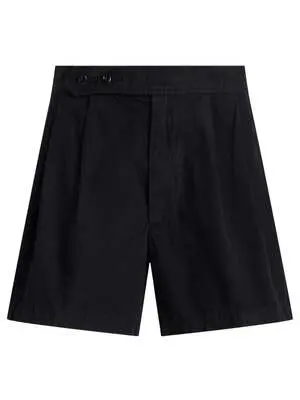 Ralph Lauren Classic Cotton Pleated Shorts - Black