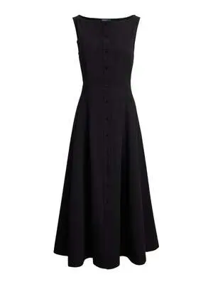 Ralph Lauren Stylish Cotton Dress For - Black