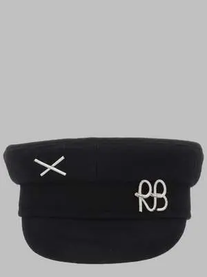 Ruslan Baginskiy Wool Hat With Silver Embellishments