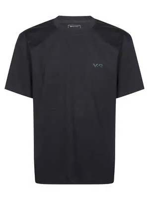 Y3 Essential Regular Short Sleeve Tee For - Nero