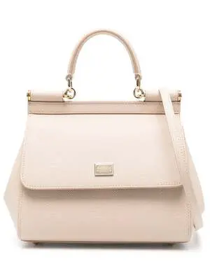 Dolce & Gabbana Mini Front Flap Bag With Double Magnet Closure - Rosa