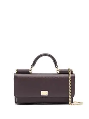 Dolce & Gabbana Dolce & Gabbana Leather Mini Bag With Magnetic Fastening Rosso