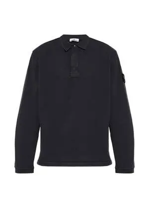 Stone Island Comfort Fit Contrast Fabric Sweatshirt