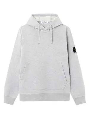 Stone Island Drawstring Hooded Sweater With Pouch Pocket