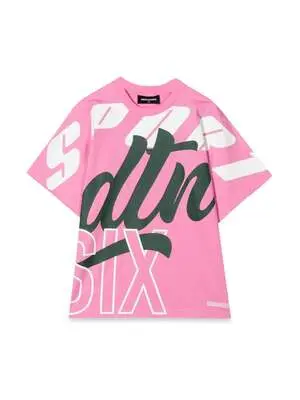 Dsquared2 Allover Writing Mini T-shirt - Pink