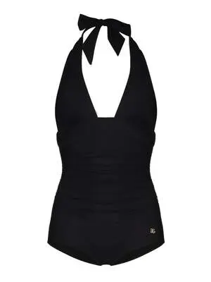 Dolce & Gabbana Halterneck One-piece Swimsuit
