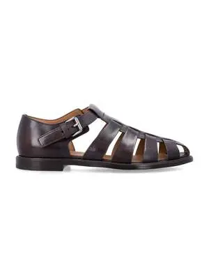 CHURCH`S Church's Fisherman 3 Strap Sandal - Tabac