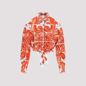 Dolce & Gabbana Floral Cotton Shirt For Fw26 Collection - Multicolour