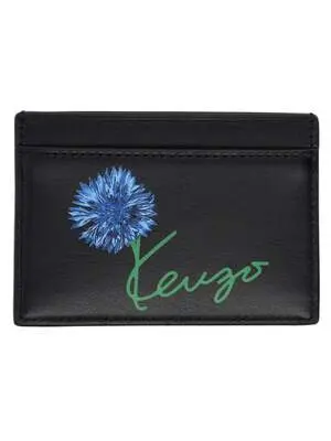Kenzo Classic Leather Wallet For - Black
