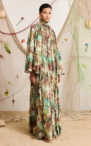 ALEMAIS Valeria Silk Maxi Dress