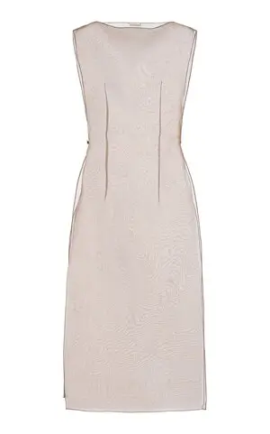 KALLMEYER Avra Silk Organza Maxi Dress - Brown